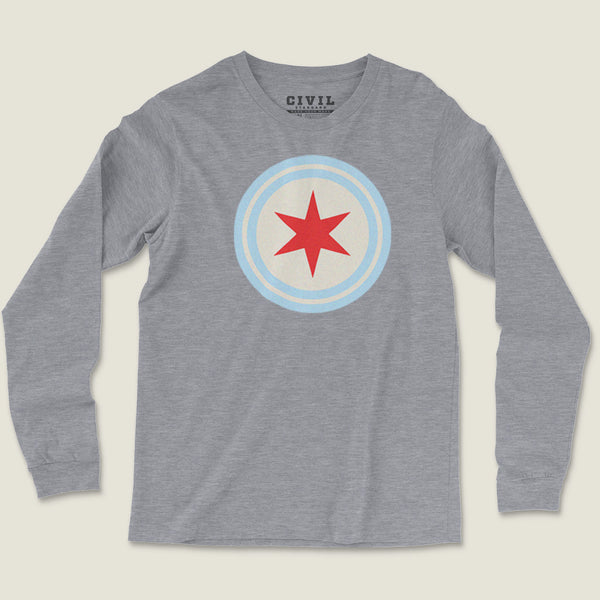 Chicago Roundel Long Sleeve Tee - Civil Standard